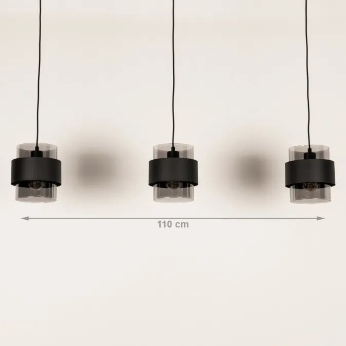Závěsné svítidlo Retro 70er Line 110 Black