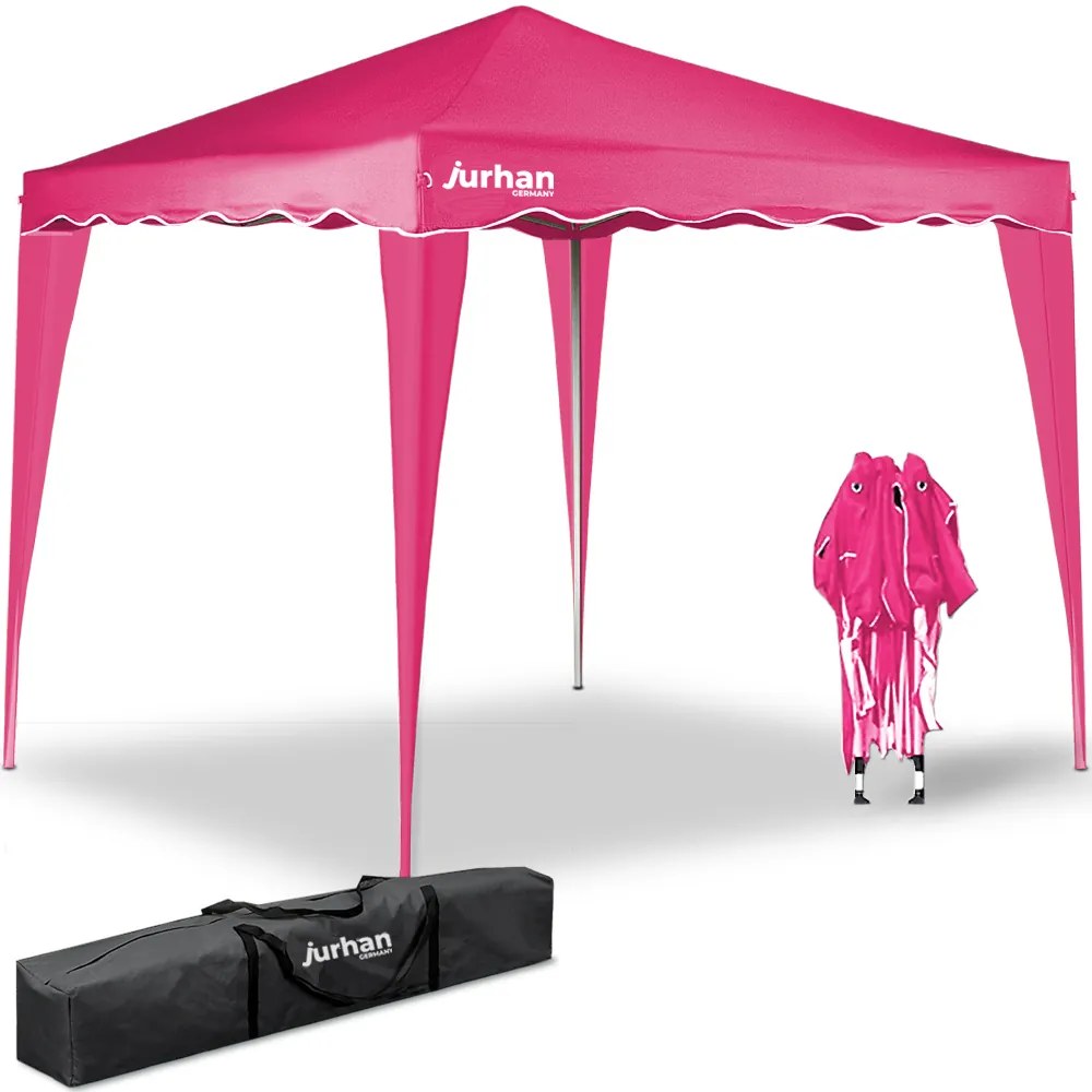 Jurhan Party stan pavilón CAPRI 3 x 3 m růžový UV- ochrana 50+