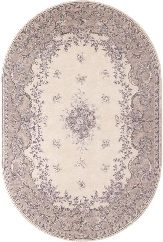 Kusový koberec Dafne alabaster ovál Ovál 80 x 120 cm