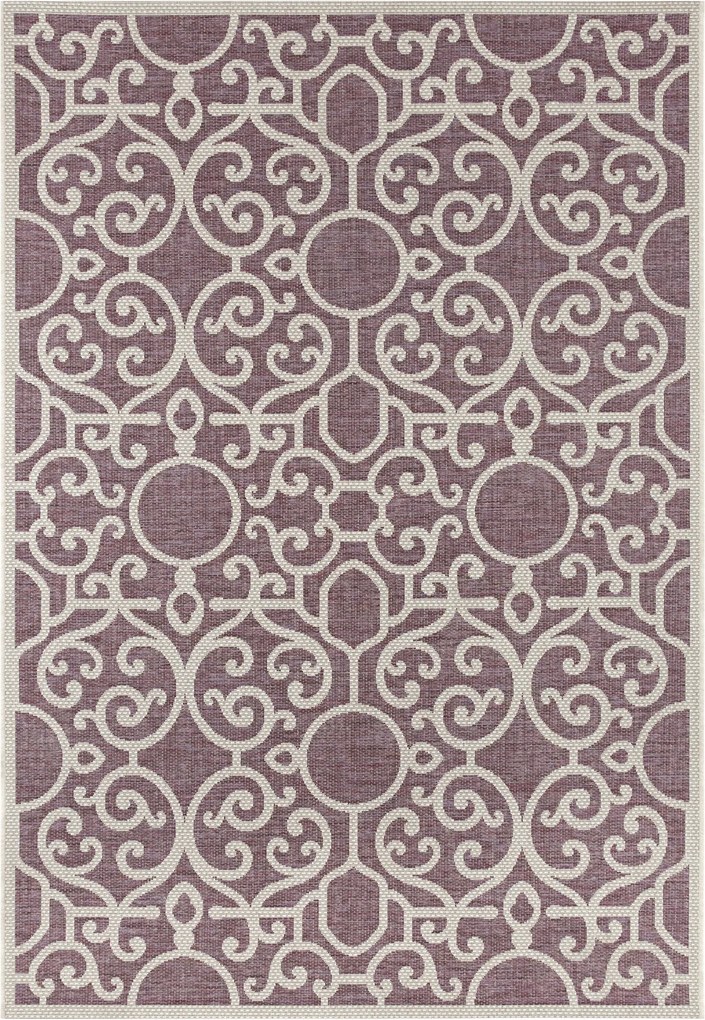 Bougari - Hanse Home koberce Kusový koberec Jaffa 103886 Purple/Taupe Rozměr: 70x200
