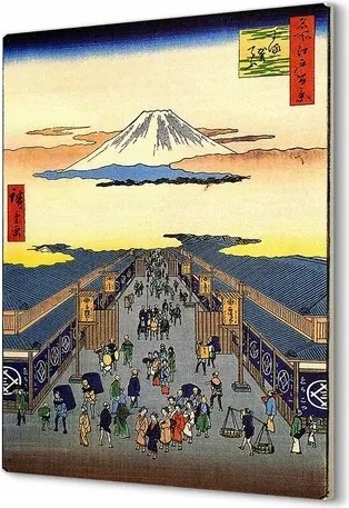 Foto Obraz Na Plátně Canvas 40x60 Hora Japonsko Hiroshige