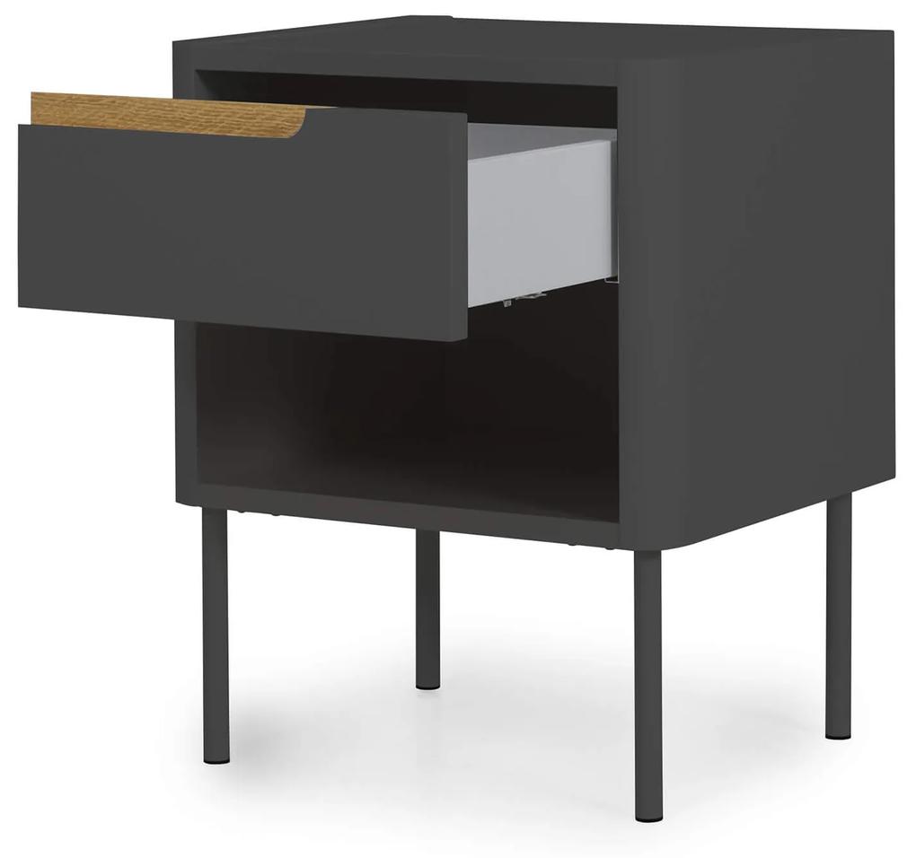 Noční stolek witis 45 x 57 cm antracit MUZZA