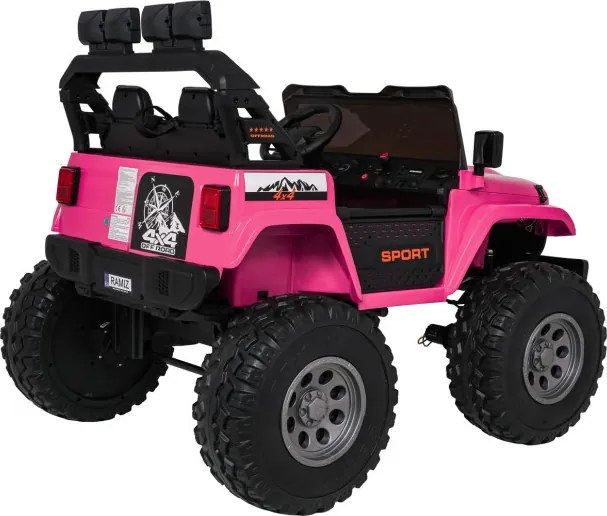 Elektrické autíčko Extreme Sport 4x4 růžové