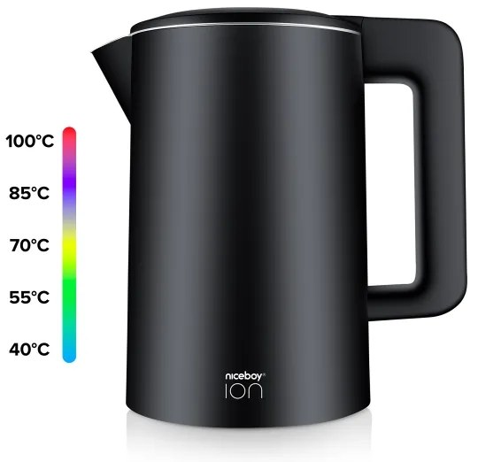 Niceboy ION ThermoKettle TK5- Rychlovarná konvice s term. 1,7 l 2200W/230V černá