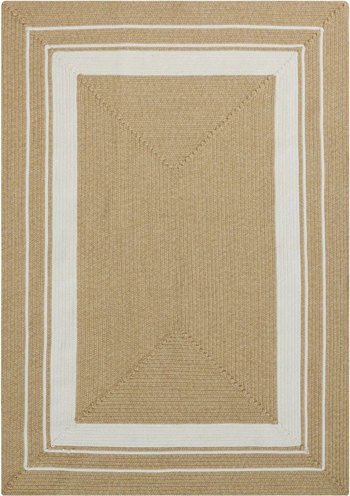 80x200 Kusový koberec Braided 105556 Creme Beige – na ven i na doma