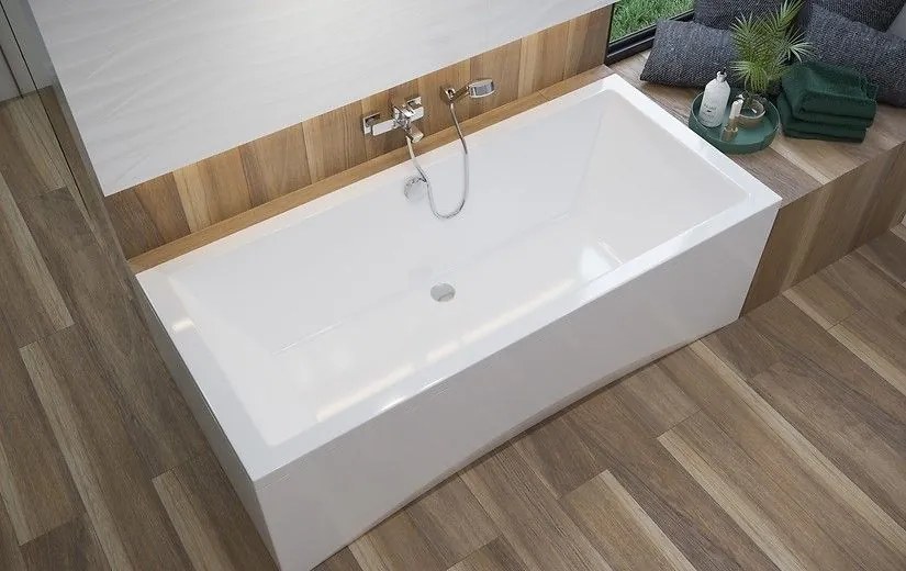Cersanit Intro akrylátová vana 170x75cm + nožičky, bílá, S301-068