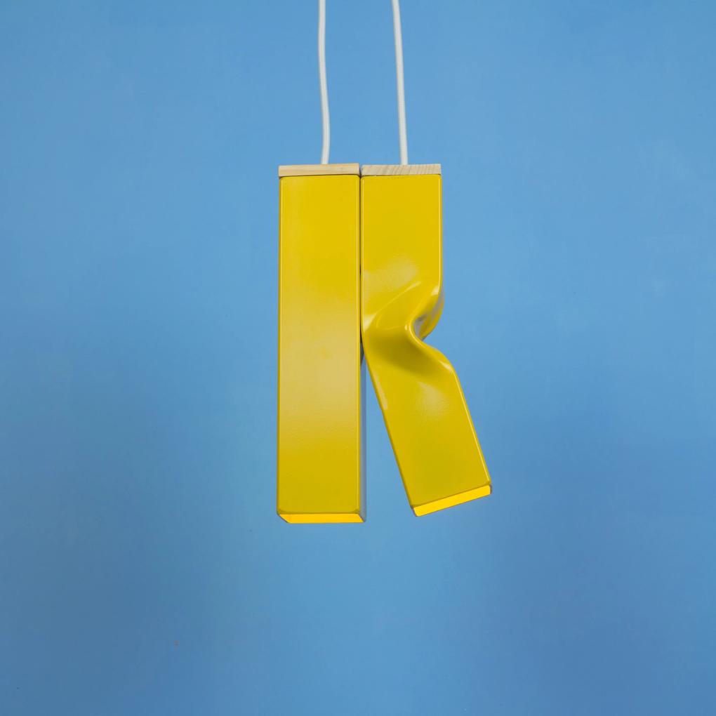 Závěsná lampa Andy/Bendy barva stínidla: žlutá