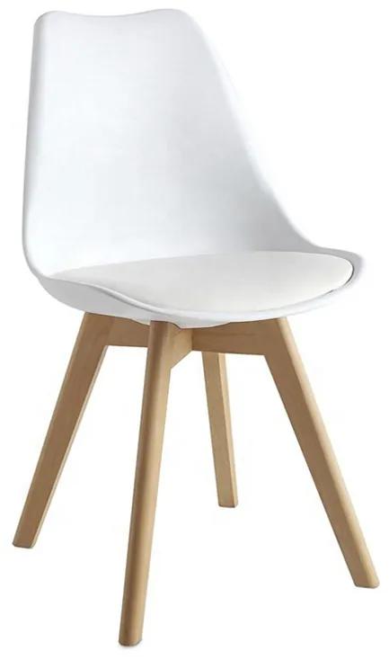 Jídelní židle SCANDI bílá - skandinávský styl | BIANO