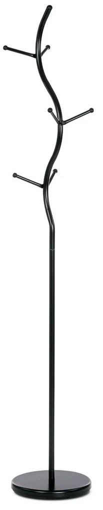 Kovový věšák 80003-09 BK Bork černý mat, 181 cm
