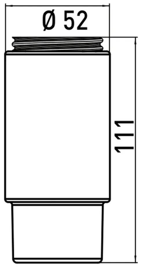 Emco System 2 - Dávkovač tekutého mýdla, čiré sklo 352100090