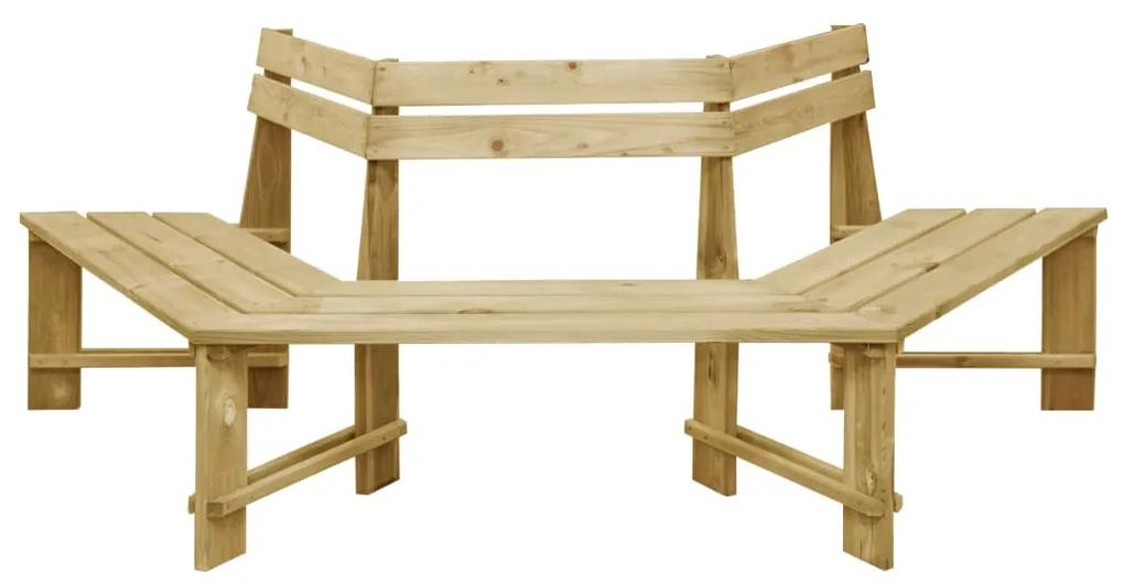 Zahradní lavice 240 cm impregnované borové dřevo - Default Title