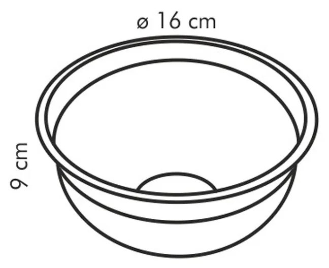 Mísa nerezová DELÍCIA ø 16 cm, 1,5 l