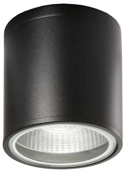 Ideal Lux - Venkovní bodové svítidlo GUN 1xGU10/28W/230V pr. 11 cm IP55 černá