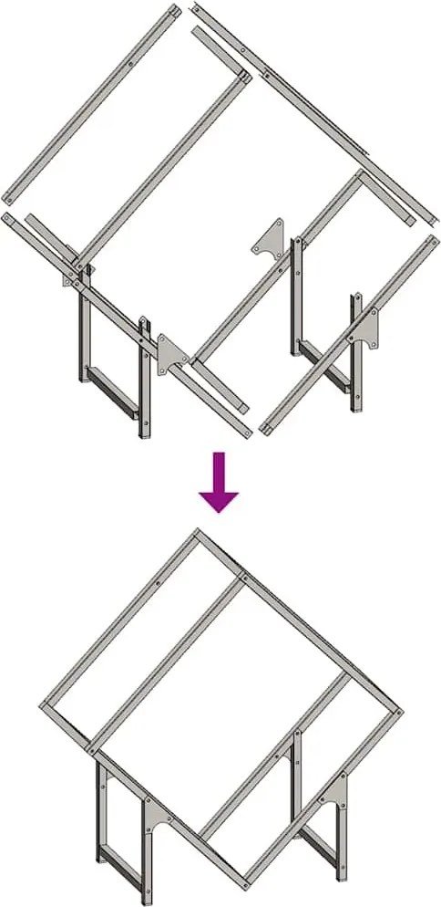 vidaXL Stojan palivové dřevo Ocel válcovaná za studena [864281] Barva: Bílá