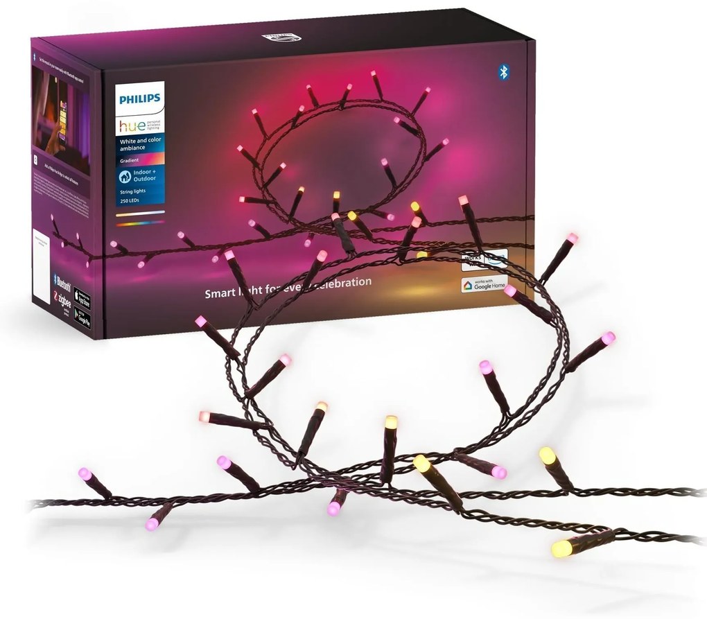 Světelný řetěz philips hue festavia světelný řetěz 20m