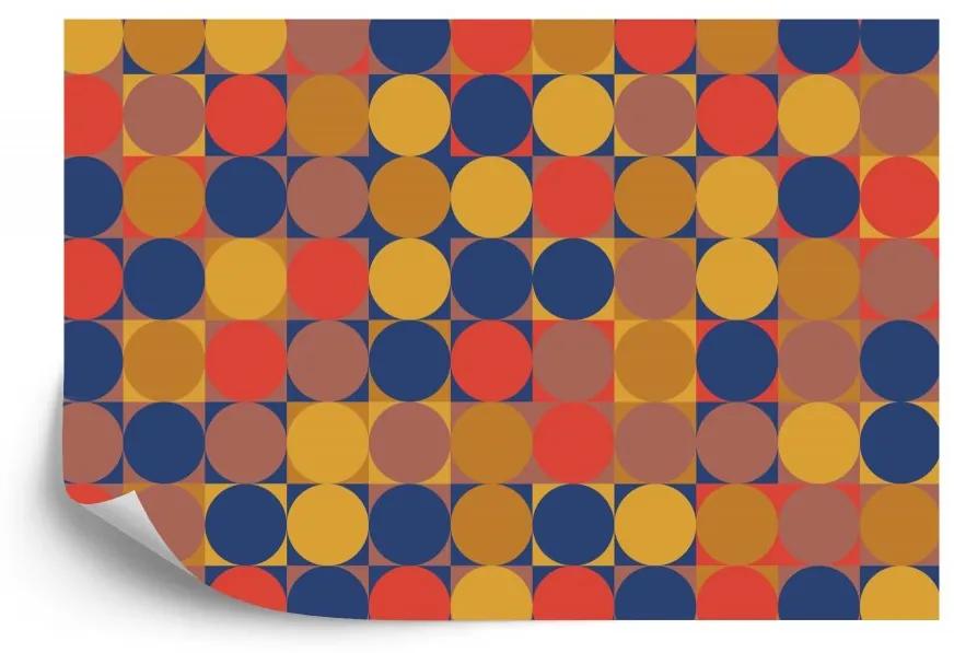 Fototapeta Retro Pattern, Geometric Colorful Abstract Hladký vinyl 270x180