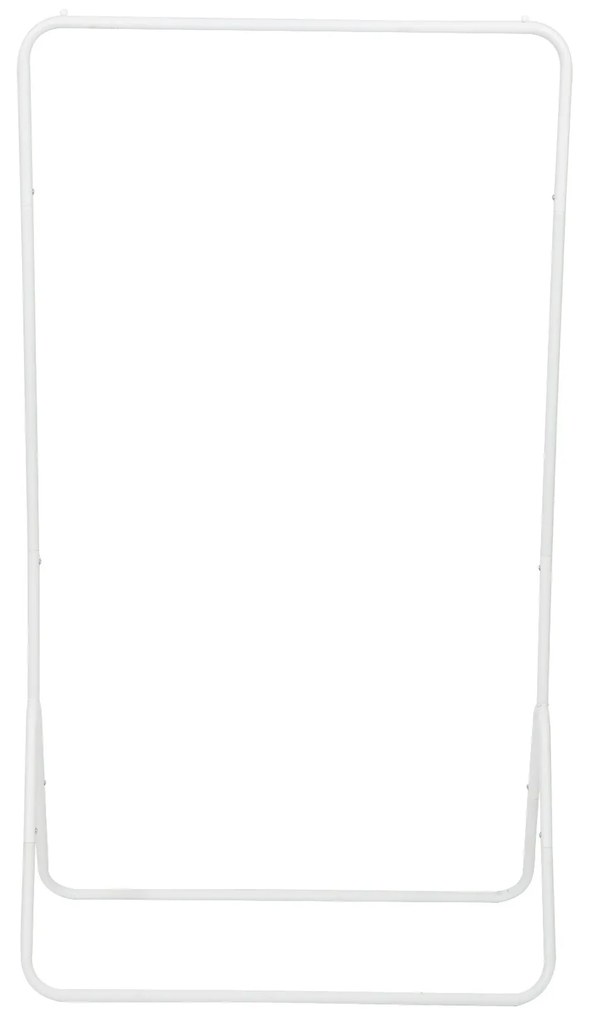 Compactor FYN kovový stojan na šaty 80 x 41 x 147 cm, bílý