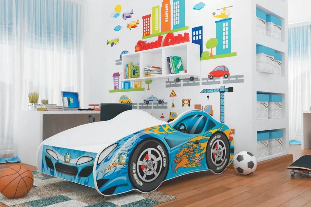 Dětská postel Auto - modré