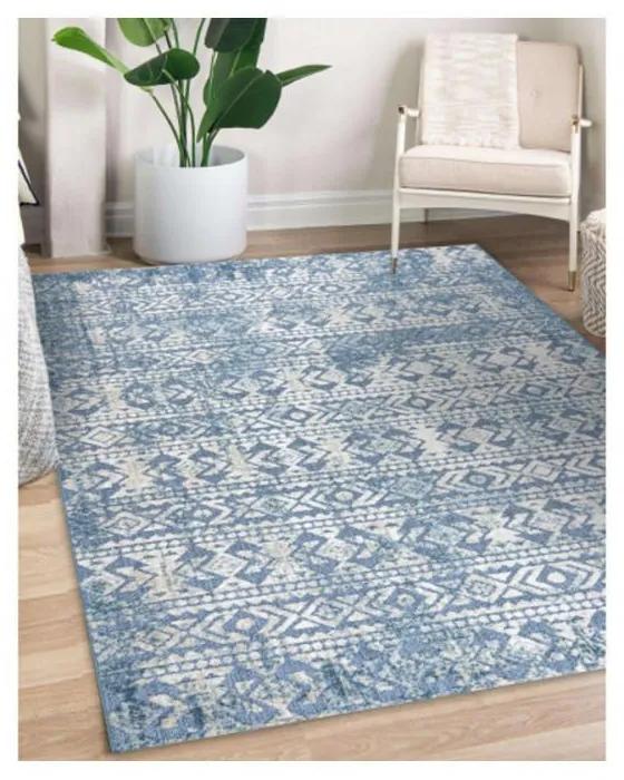 Kusový koberec Niclas modrý 140x190cm