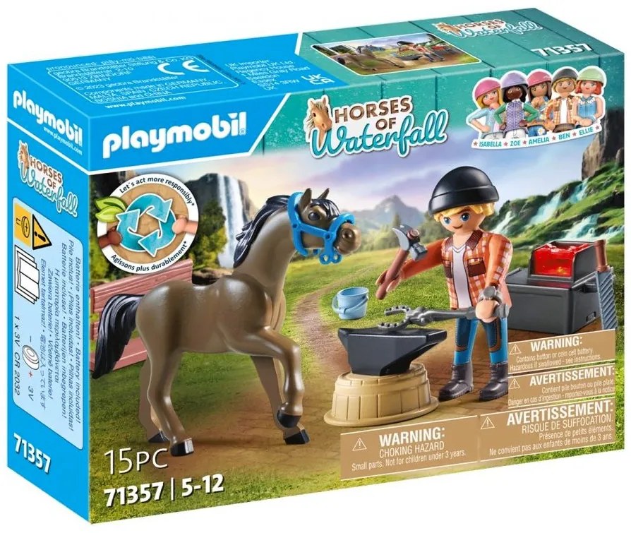 Stavebnice playmobil 71357 farář ben a achilles