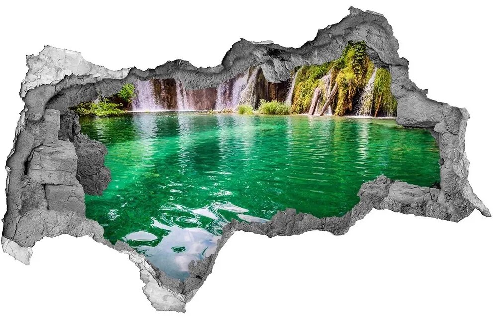 Wallmuralia Nálepka fototapeta 3D Plitvické jezero 95x73 cm