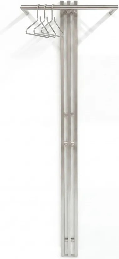 Ocelový nástěnný věšák ve stříbrné barvě 65 cm Senza – Spinder Design