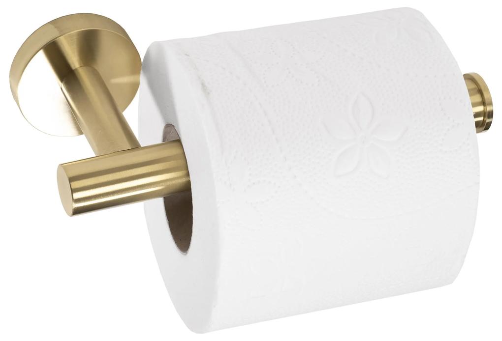 Rea, držák na toaletní papír 322231, zlatá matná, REA-77071
