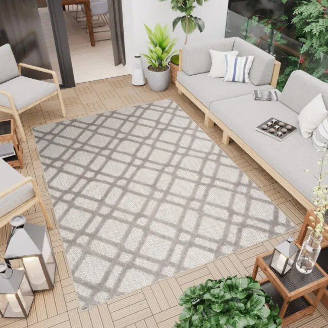 Koberec PATIO FGA ED14B šedý