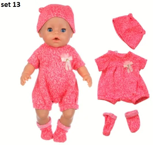 Roztomilé sety oblečků na American girl a BABY Born 43 cm Varianta: set 13