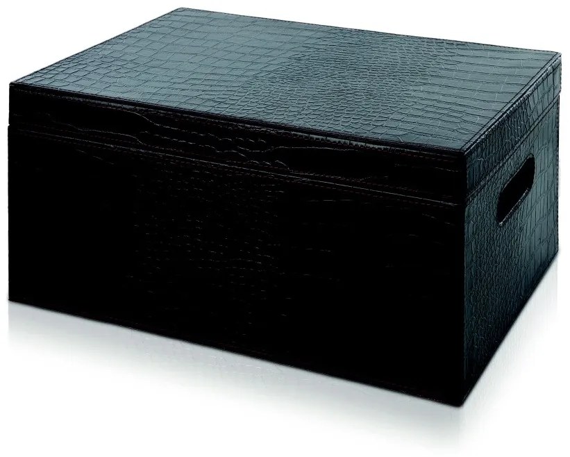 MÖVE Krabice s víkem z umělé kůže CROCO