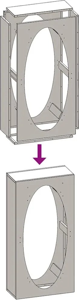 vidaXL Stojan na palivové dřevo 50x23x100 cm [864185] Barva: Olivově zelená