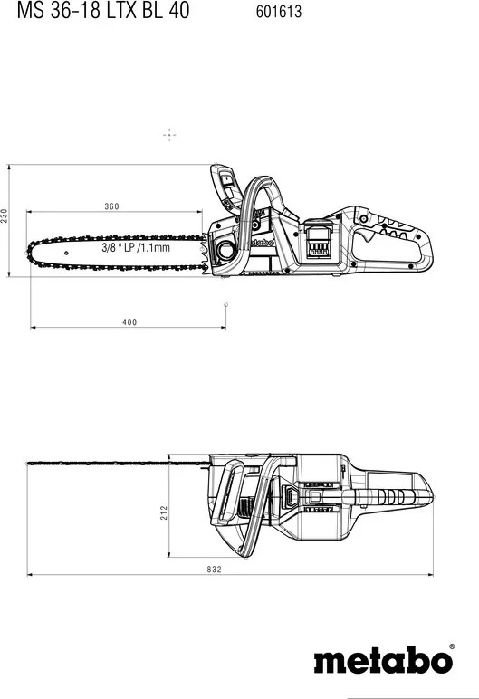METABO MS 36-18 LTX BL 40 601613850