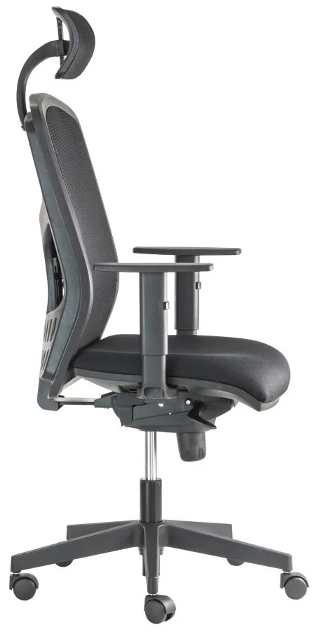 ALBA Ergonomická kancelářská židle PAMELA - černá síťovina