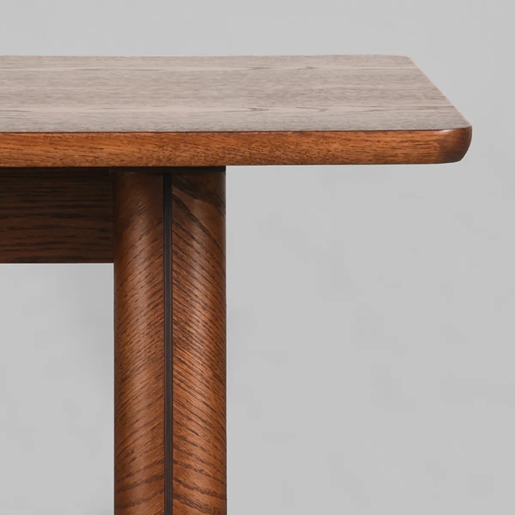 LABEL51 dřevěný konferenční stolek OLIVA tmavý 40x140 cm ME-70.025