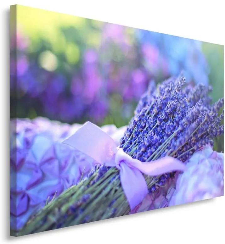 CARO Obraz na plátně - A Bunch Of Lavender 120x80 cm