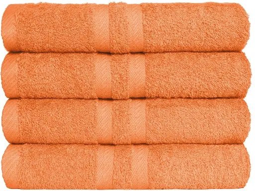 SCANquilt ručník KLASIK oranžová 50 x 100 cm