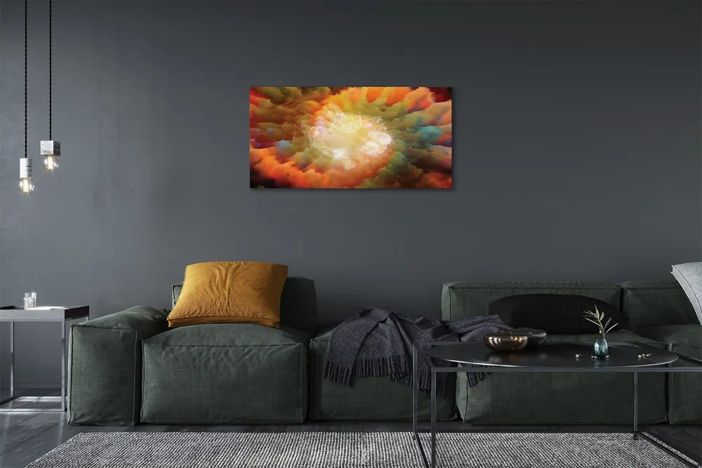 Obrazy na plátně Abstraktní fraktální vzory 120x60 cm