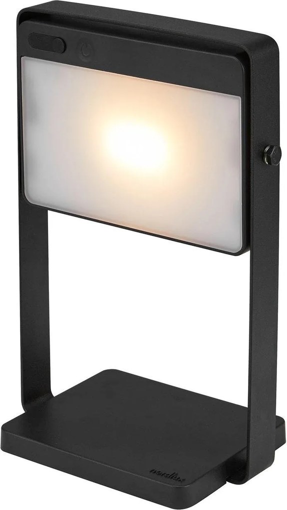 NOR 2418035003 Saulio Solar venkovní bateriové svítidlo černá - NORDLUX