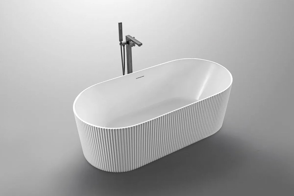 Aqualine Aqualine, TURIA volně stojící vana 170x80cm, bílá, E2780