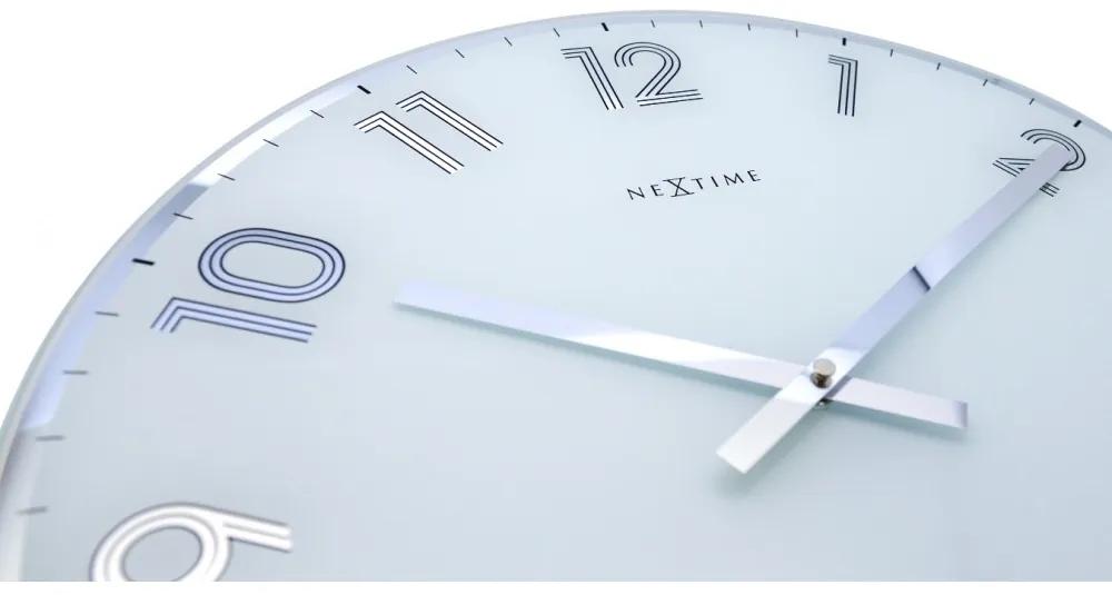Designové nástěnné hodiny 8190wi Nextime Reflect 43cm