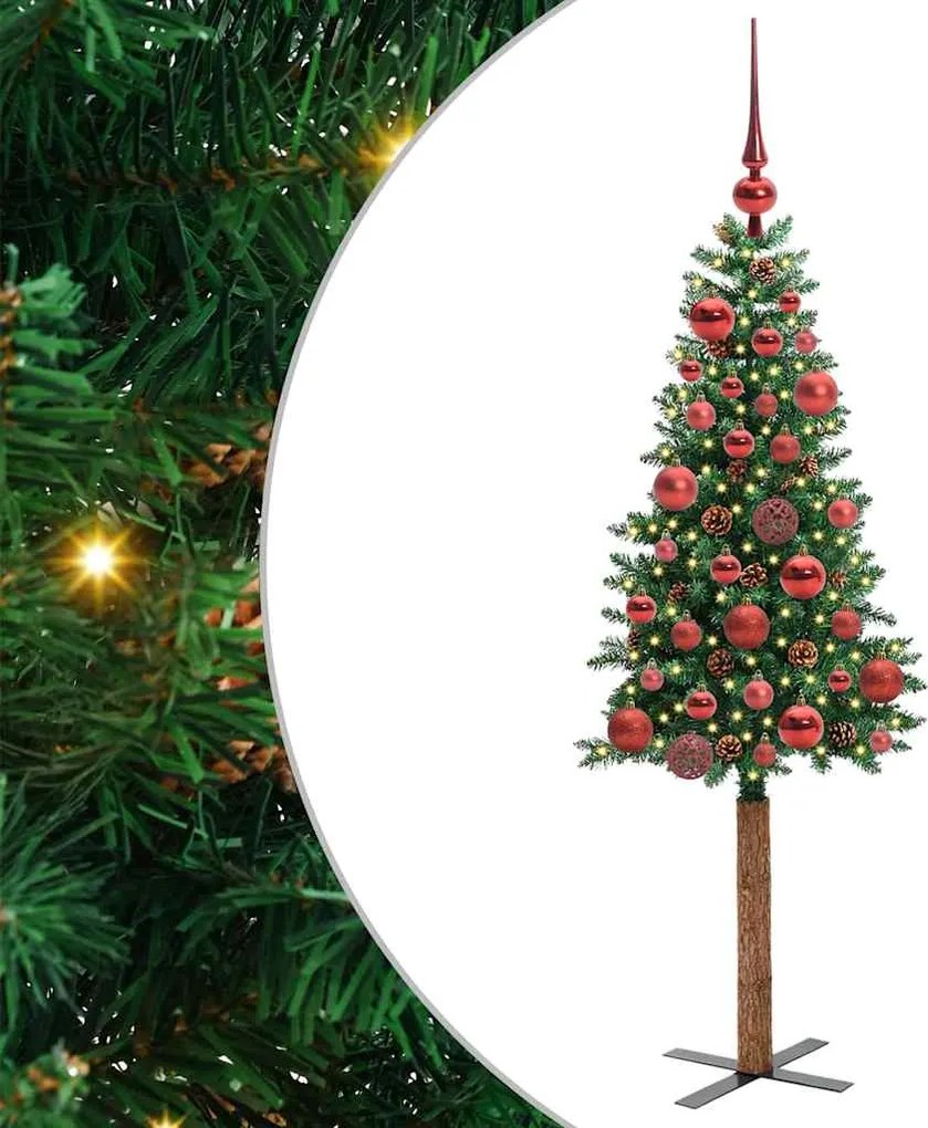 Úzký vánoční stromeček Zelená 150 cm 3394851