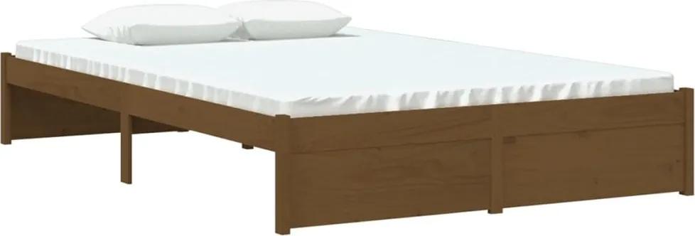 vidaXL Rám postele masivní dřevo 120 x 200 cm [814947] Barva: medová hnědá