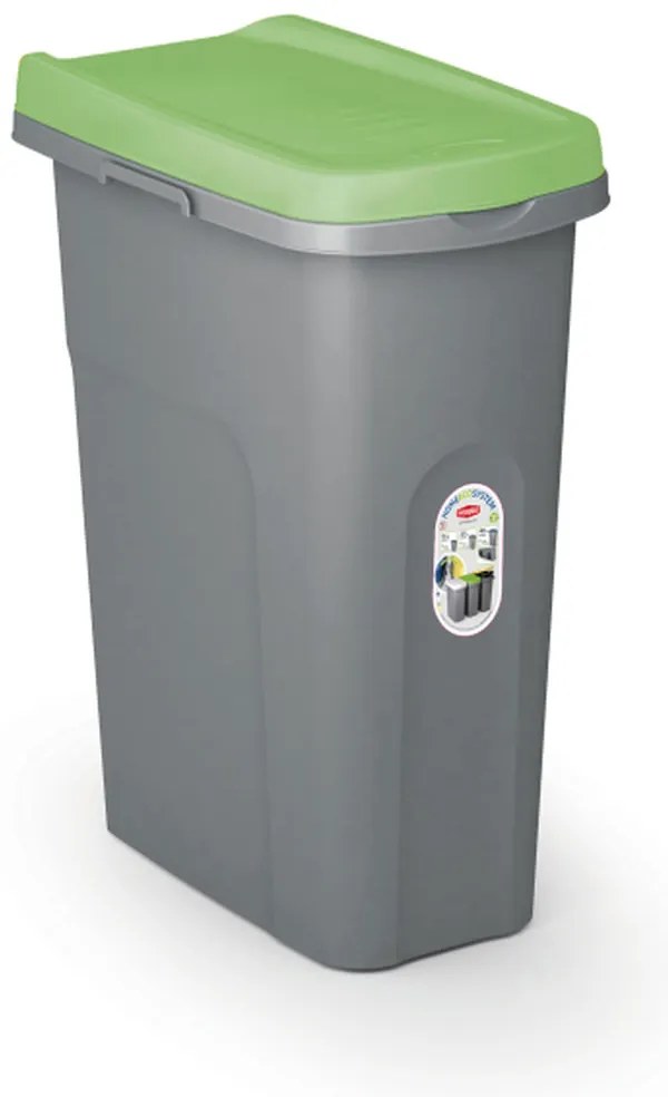 STEFANPLAST Odpadkový koš Home Eco System 25 l, zelený