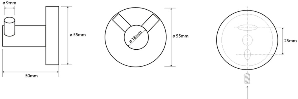 Sapho, X-STEEL věšáček dvojitý, broušená nerez, XS200