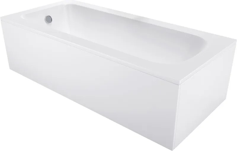 Mexen Vega obdélníková vana 120 x 70 cm s krytem, bílá - 55011207000X