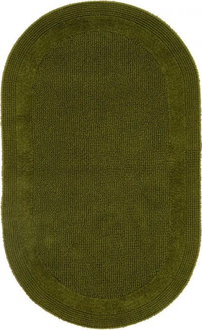 Koupelnový kobereček Keno Elips olivový B04