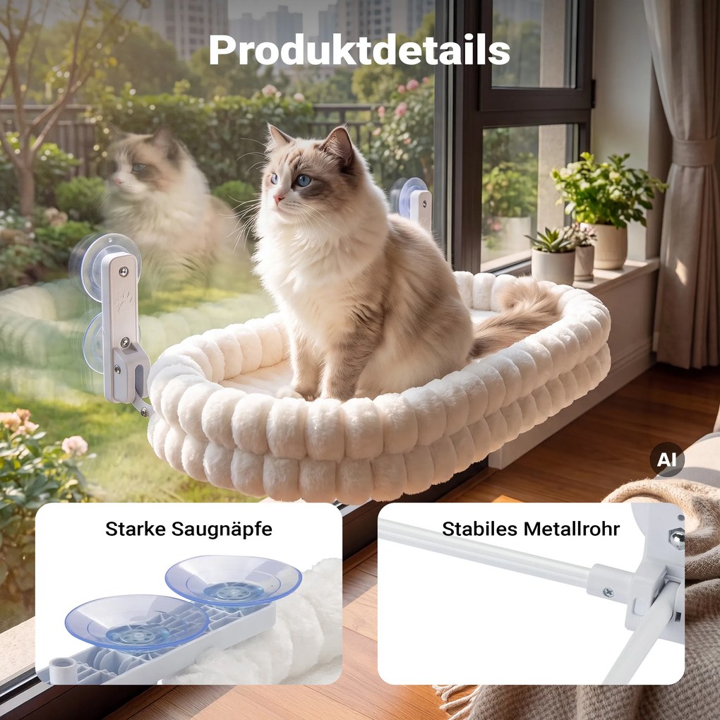 Škrabadlo pro kočky Wiltec – 30 × 60 cm, 10 kg, béžová (65952)