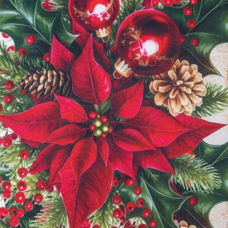 Středový ubrus s teflonovou úpravou CHRISTMAS STAR 85 x 85 cm