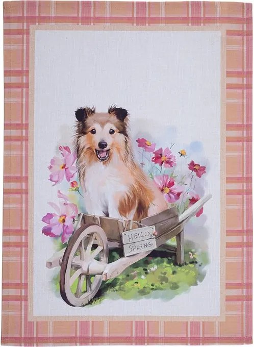 Kuchyňské utěrky ROZTOMILÍ PEJSCI 50 x 70 cm 2 ks