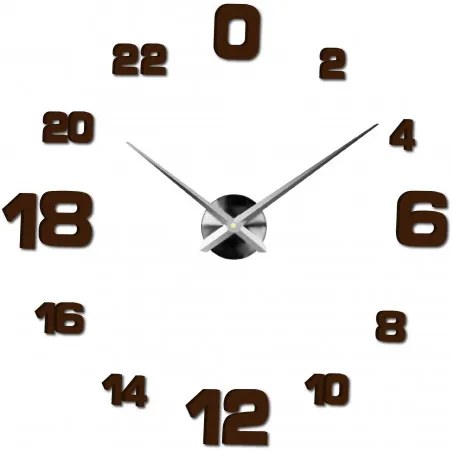 Moderní nalepovací hodiny na zeď | SENTOP 12S022-Wall clock